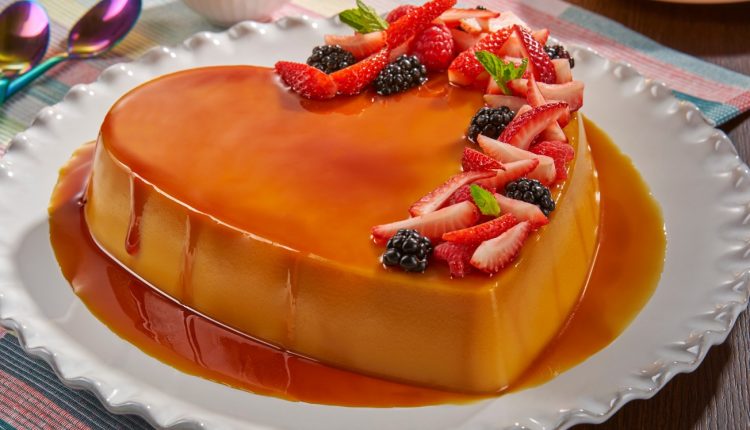 Postre de corazón para Navidad o San Valentín, lo vas a sorprender